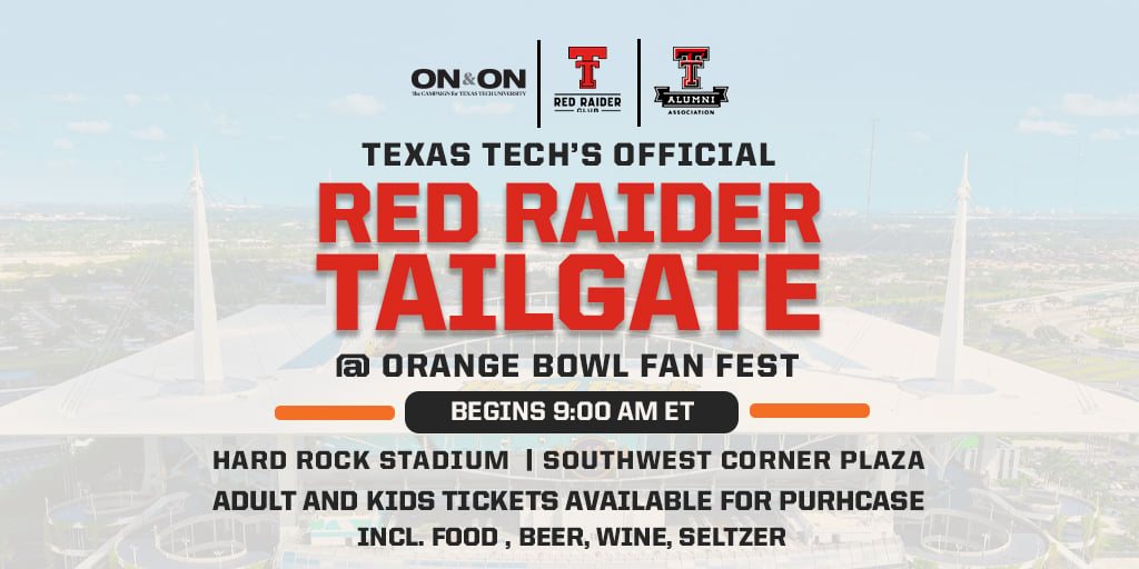 Red Raider Club Orange Bowl Tailgate